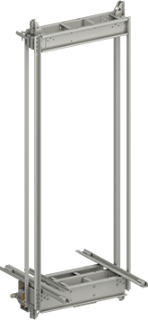 Cabin & Counter Weight Frame | Universal Elevators